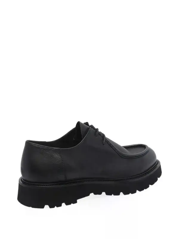 PAWELK'S Lace-up Leather Derby Shoes