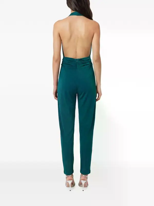 Andamane Astra Halterneck Draped Jumpsuit