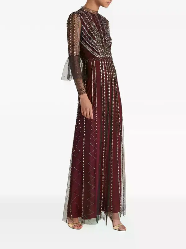 TEMPERLEY LONDON Sabel Sequin-embellished Maxi Gown