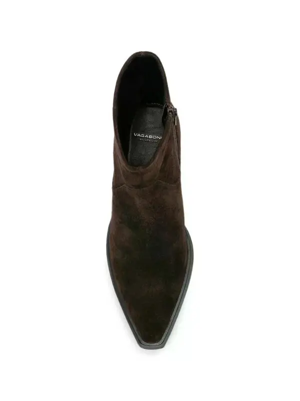 VAGABOND SHOEMAKERS Suede Pointed-toe Ankle Boots