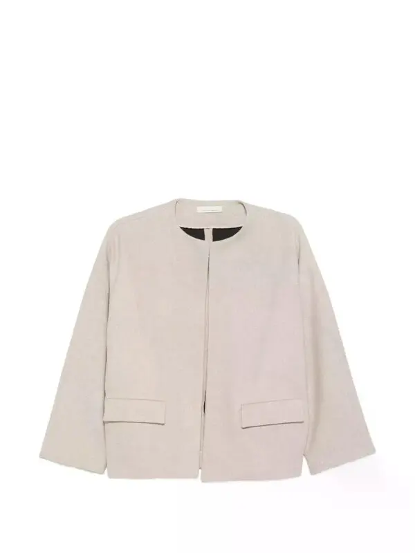 Liviana Conti Herringbone-pattern Flap-pocket Jacket