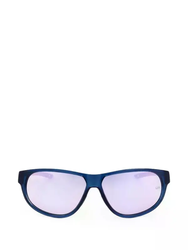 Under Armour Au Intensity Geometric-frame Sunglasses - Blue