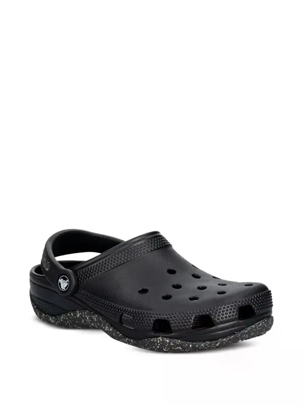 CROCS Classic Evo Speckled-sole Mules - Black