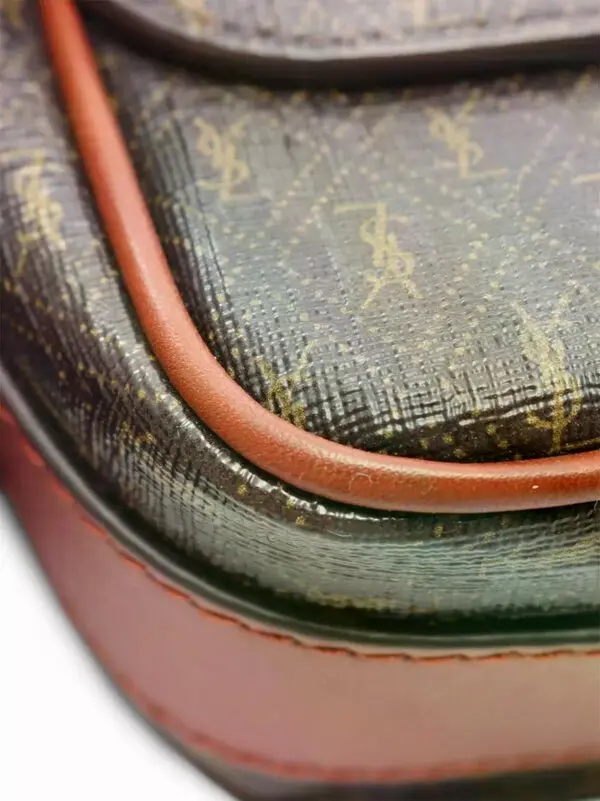 Saint Laurent 2010s Medium Le Monogram Shoulder Bag - Brown
