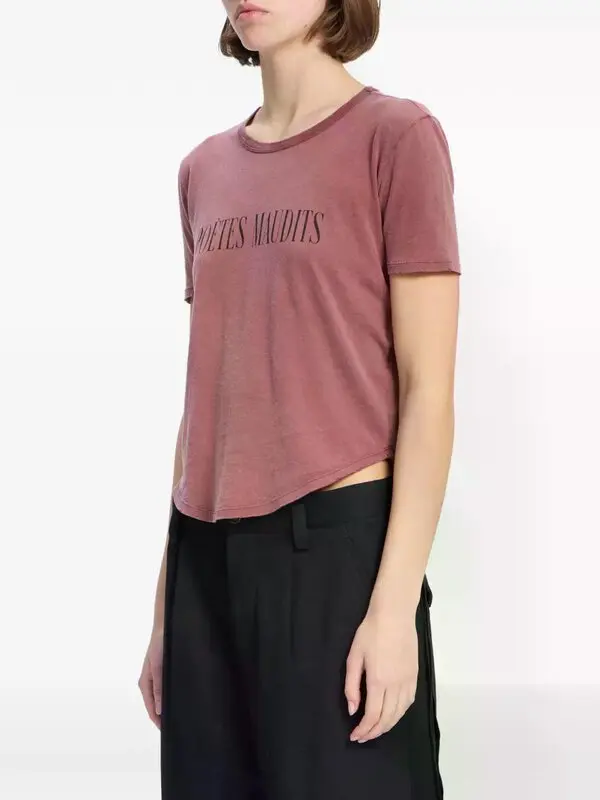 ANN DEMEULEMEESTER Slogan-print T-shirt