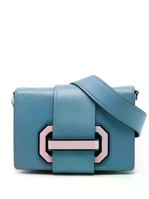 Prada 2017-2026 City Calf Plex Ribbon Crossbody Bag