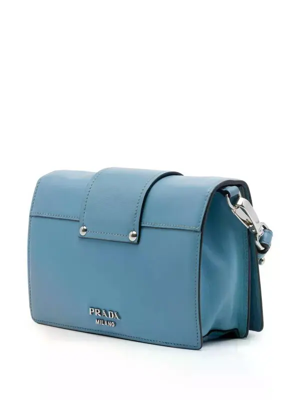 Prada 2017-2026 City Calf Plex Ribbon Crossbody Bag