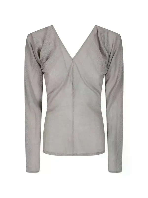 Our Legacy Cheer V-neck Sweater - Grey