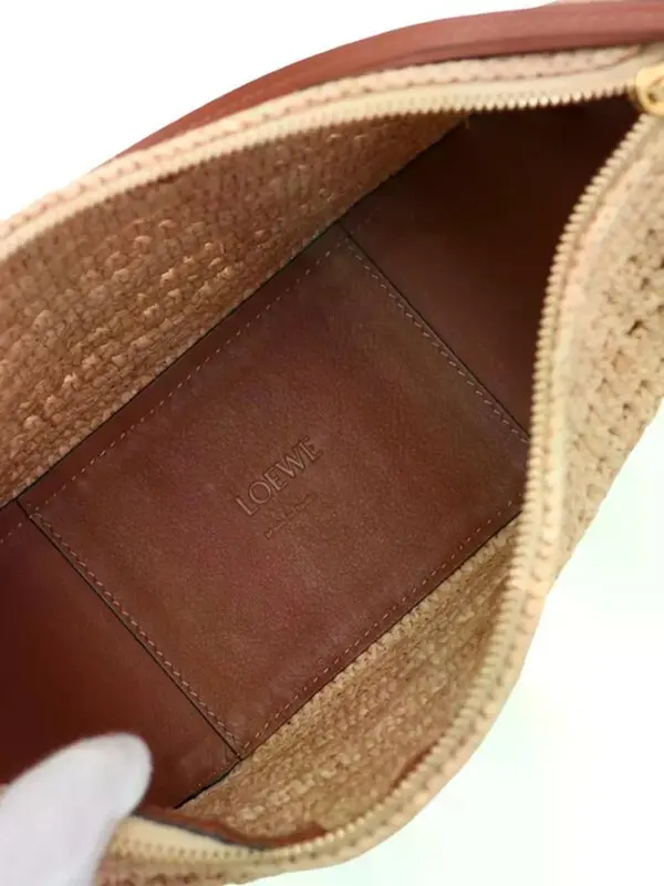 Loewe 2010-2026 Mini Raffia Hammock Hobo Satchel