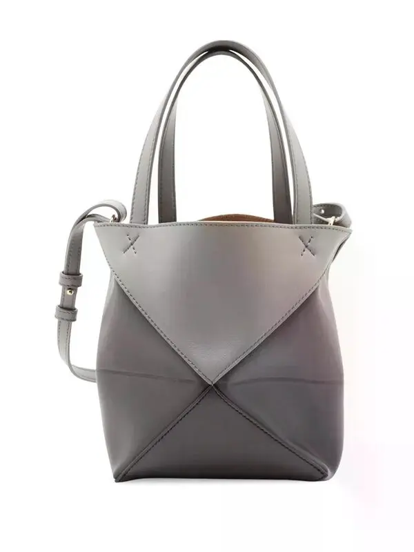 Loewe 2010-2026 Mini Calfskin Puzzle Fold Tote Satchel