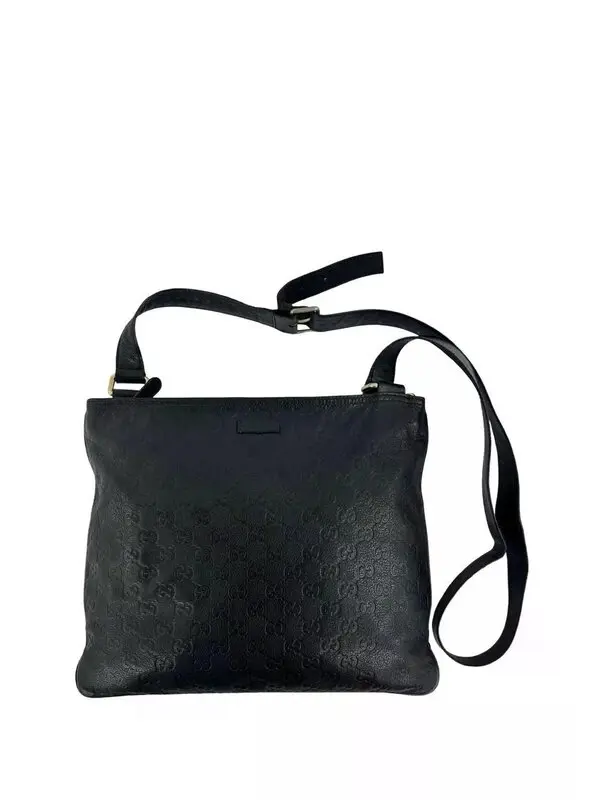 Gucci 2000-2015 Guccissima Crossbody Bag - Black
