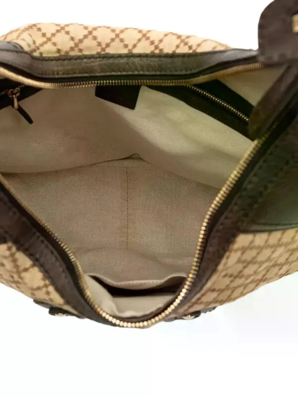 Gucci 2000-2015 Diamante Canvas Catherine Shoulder Bag