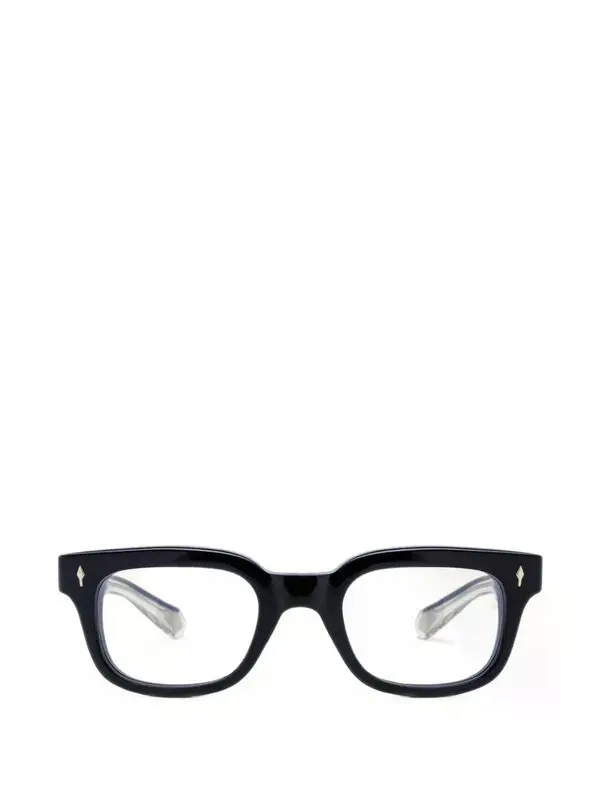 JACQUES MARIE MAGE Stewart Square-frame Glasses - Black