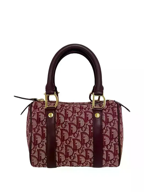Dior 2000-2026 Mini Diorissimo Trotter Canvas Boston Bag