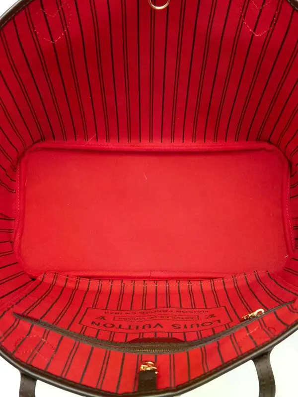 LOUIS VUITTON 2019 Damier Ebene Neverfull Mm Tote Bag