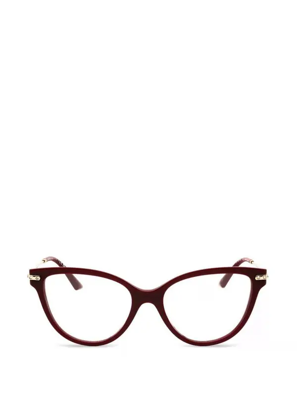 JIMMY CHOO Cat-eye Glasses - Red
