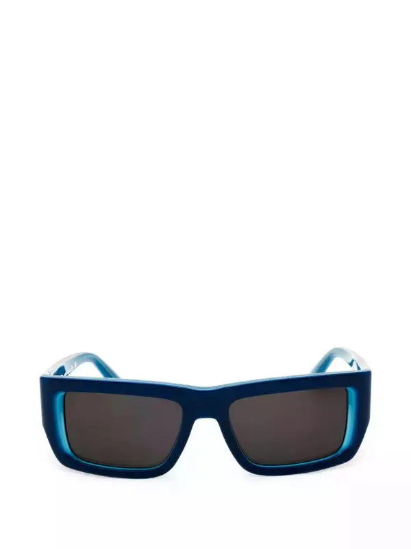 Off-White Prescott Rectangle-frame Sunglasses - Blue