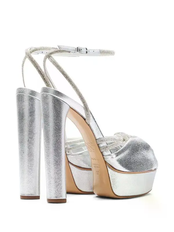 Casadei 140mm Taylor Flora Wonder Platform Sandals