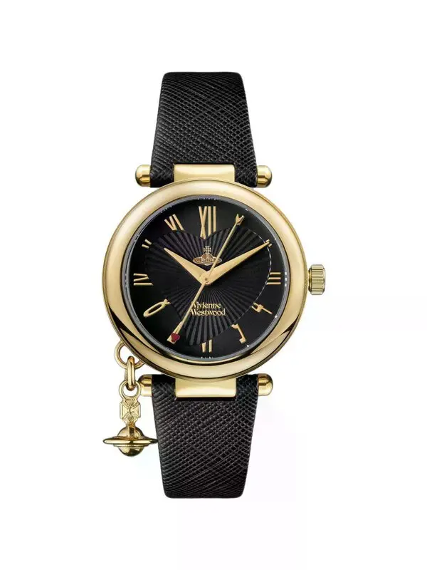 VIVIENNE WESTWOOD Orb Heart Watch - Black
