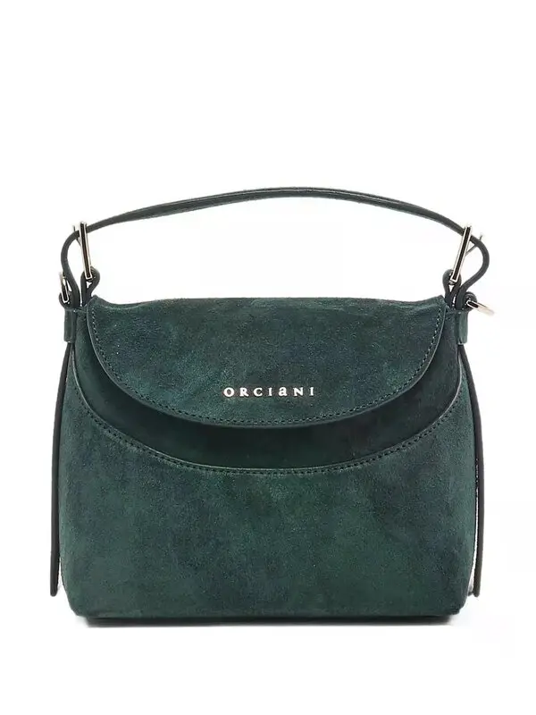 Orciani Suede Logo-plaque Tote Bag