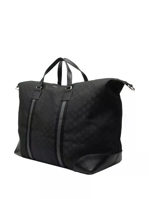 Gucci 2000-2015 Xl Gg Nylon Web Duffle Bag Travel Bag