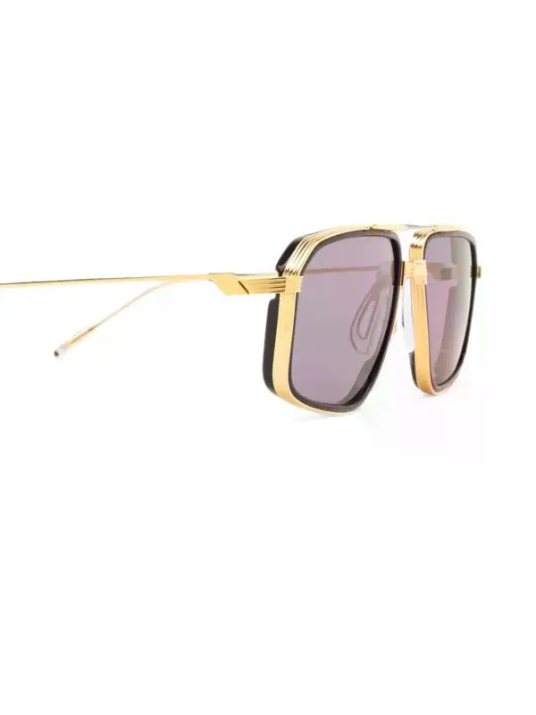 JACQUES MARIE MAGE Jagger Geometric-frame Sunglasses