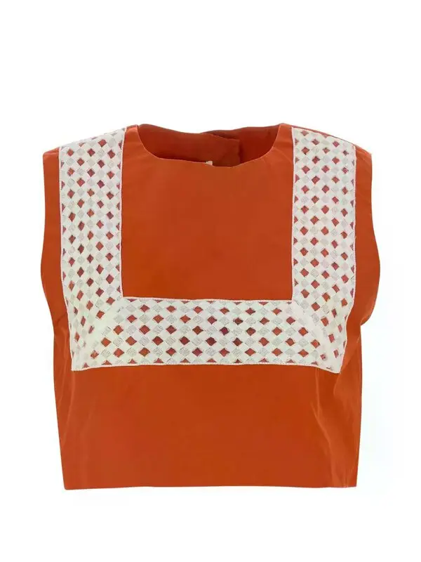 DESTREE Lucas Embroidered Top