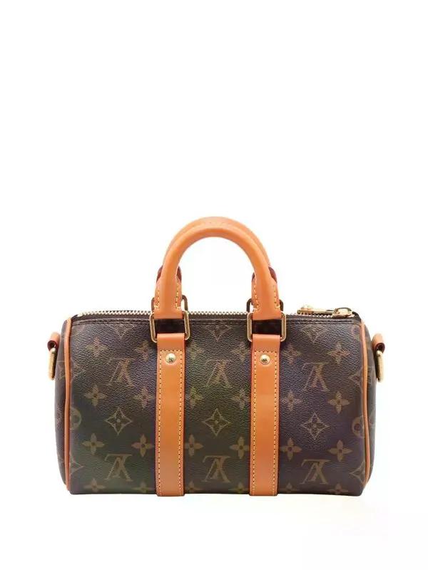 LOUIS VUITTON 2021-2026 Monogram Keepall Bandouliere 25 Satchel