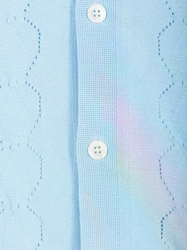 Marni Pointelle-knit Button-up Sweater