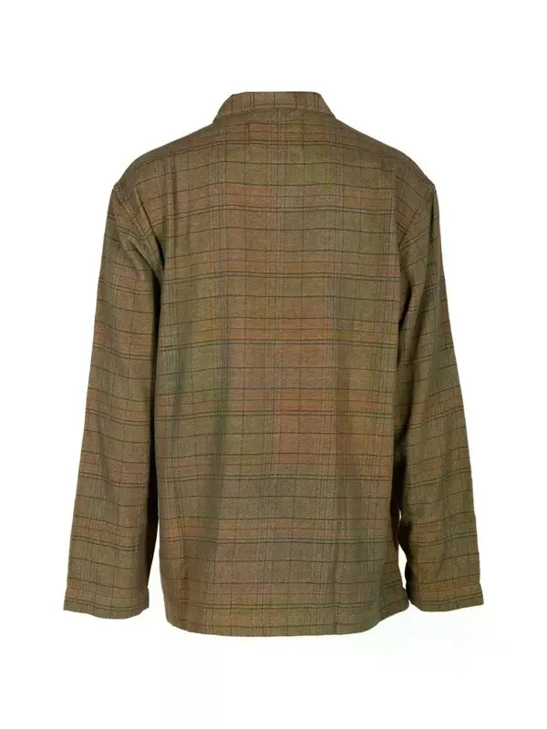 ORIGINAL MADRAS TRADING COMPANY Check-pattern Patch-pocket Shirt - Brown