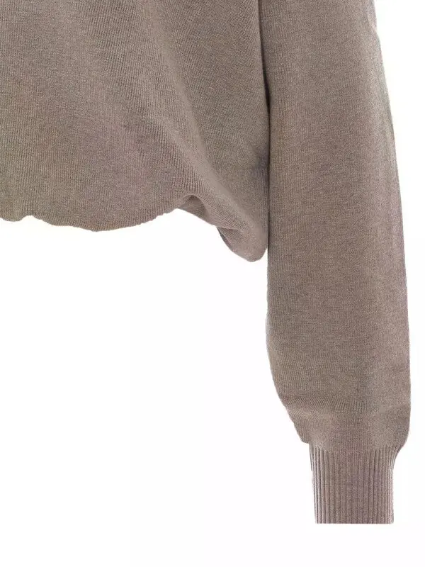 ELEH Layered Spread-collar Sweater