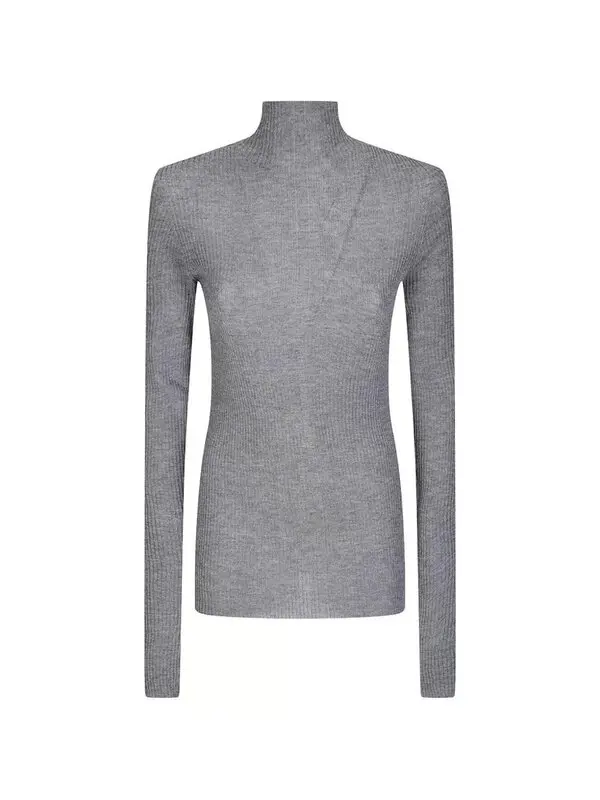 Matieres Fecales Ribbed-knit Turtleneck Sweater