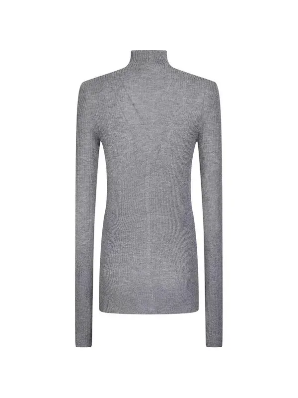 Matieres Fecales Ribbed-knit Turtleneck Sweater