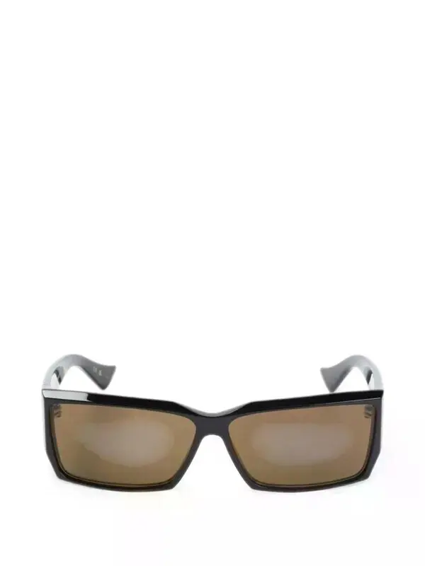 Valentino Garavani Rectangle-frame Sunglasses - Black