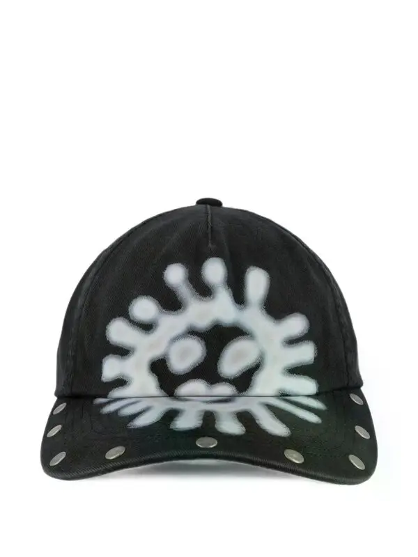RASSVET Sun-fade Studded Cap - Black