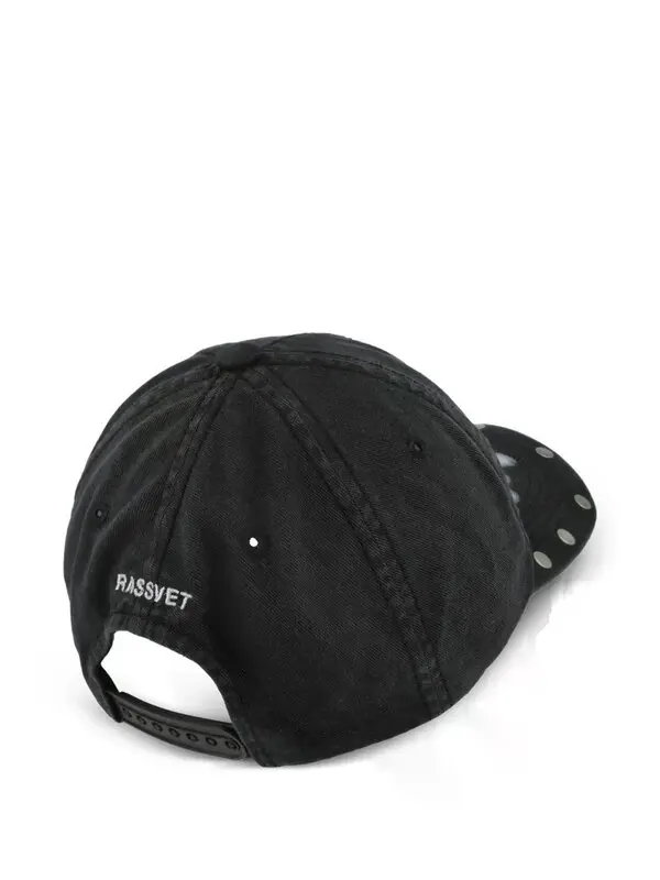 RASSVET Sun-fade Studded Cap - Black