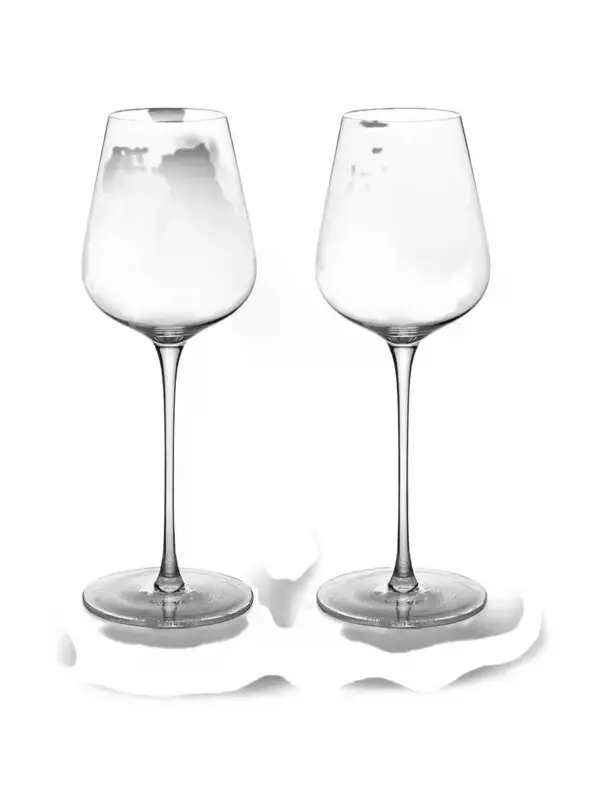 Shanghai Tang Tang Dragon Wine Glasses - Silver
