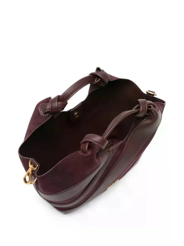 Dkny Small Paula Panelled Leather-trim Tote Bag