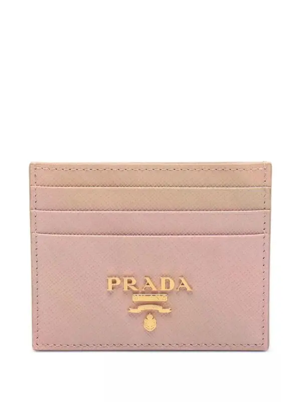 Prada Saffiano Leather Cardcase - Neutrals