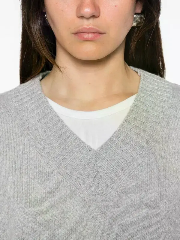 Liviana Conti V-neck Knitted Sweater