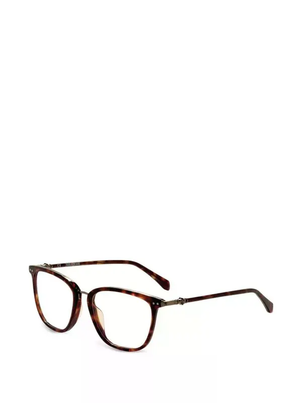 Zadig&Voltaire Tortoiseshell-effect Square-frame Glasses - Brown