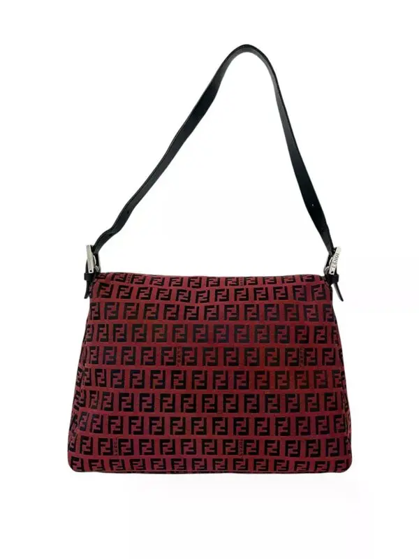 Fendi 2000-2010 Zucchino Canvas Mamma Forever Shoulder Bag