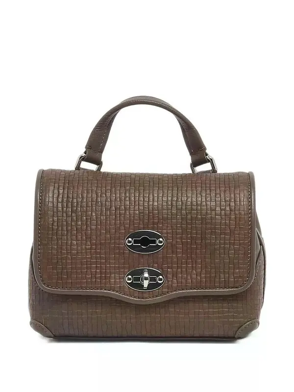 ZANELLATO Postina Woven-effect Shoulder Bag