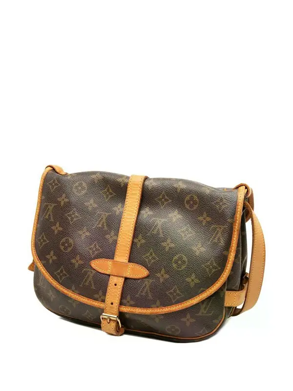LOUIS VUITTON 2002 Monogram Saumur 30 Crossbody Bag