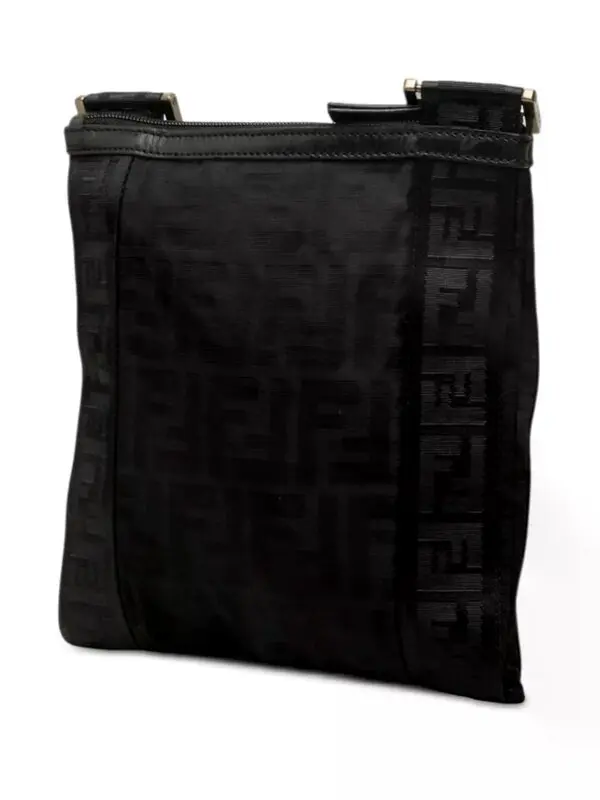 Fendi 2000-2010 Zucca Canvas Crossbody Bag