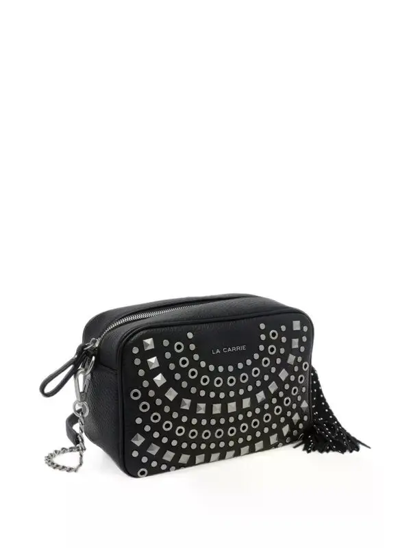 LA CARRIE Solid Stud-embellished Cross Body Bag