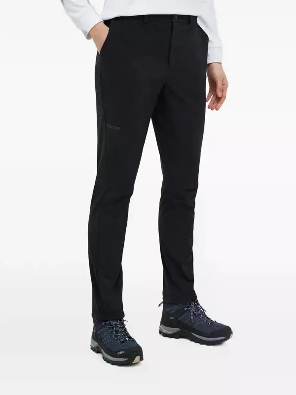 MARMOT Logo-print Panelled Trousers - Black