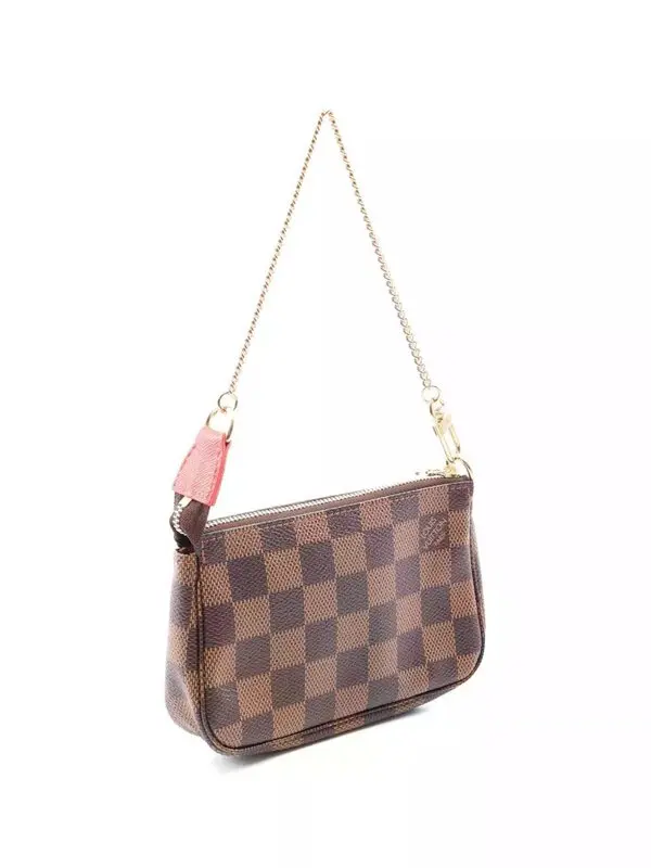 LOUIS VUITTON 2015 Mini Damier Ebene Illustre Shoulder Bag