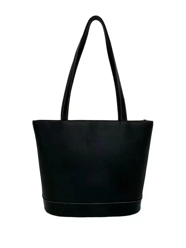 Burberry 20th Century Leather Tote Bag