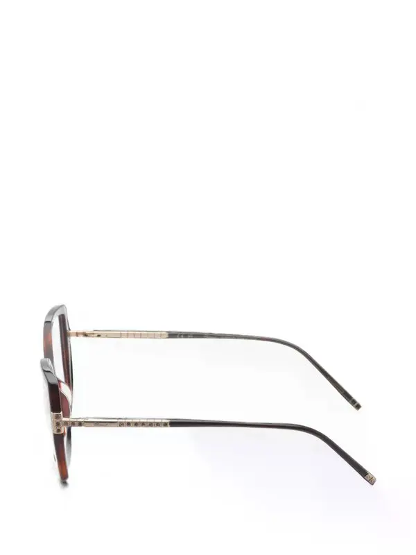 Chopard Tortoiseshell-effect Cat-eye Glasses